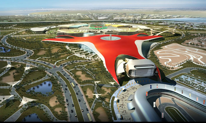 Ferrariland le futur parc d'attraction Ferrari- Infos sur Autocadre.com